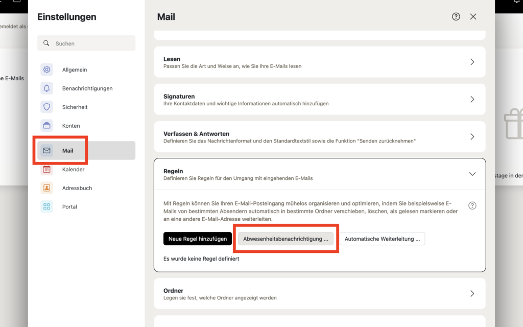 Webmail/PIM - Funktionen | Swizzonic FAQ